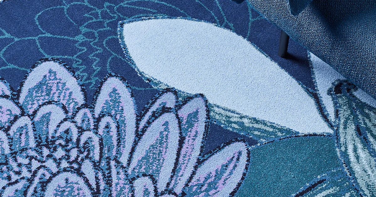 MOLMIC x SIGNATURE FLOORS: BRAIR FLORAL | James Dunlop Textiles