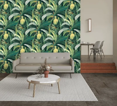 Mokum by Catherine Martin La Palma Wallpaper Midnight | Mokum Textiles