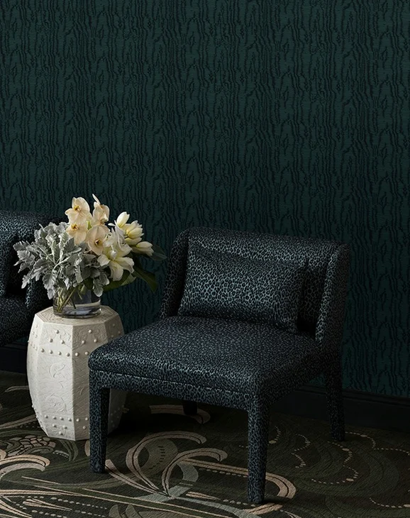 Mokum by Catherine Martin Trianon Wallpaper Topaz | James Dunlop Textiles