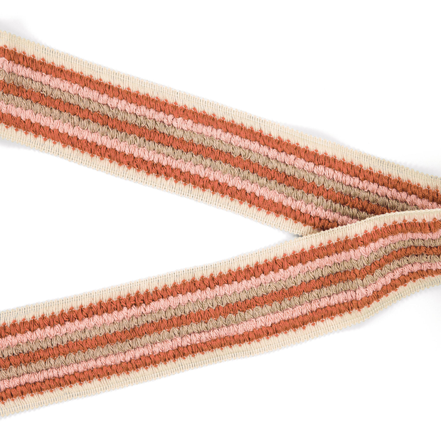 Villa Nova Knitted Braid T94 Brick/01 | James Dunlop Textiles
